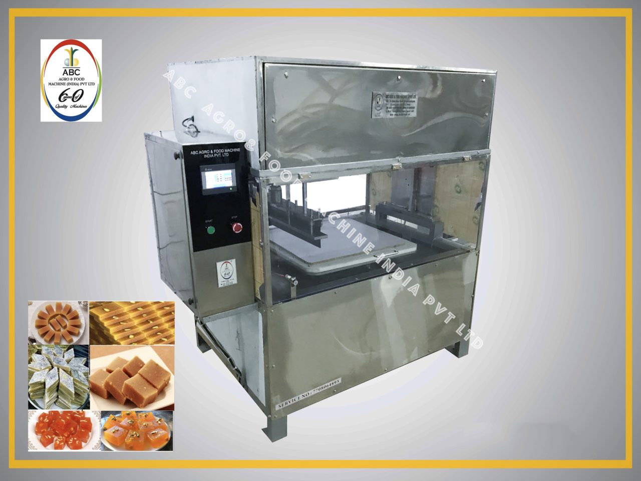 Sweet Cutting Machine | ABC Agro and Food Machines Pvt Ltd