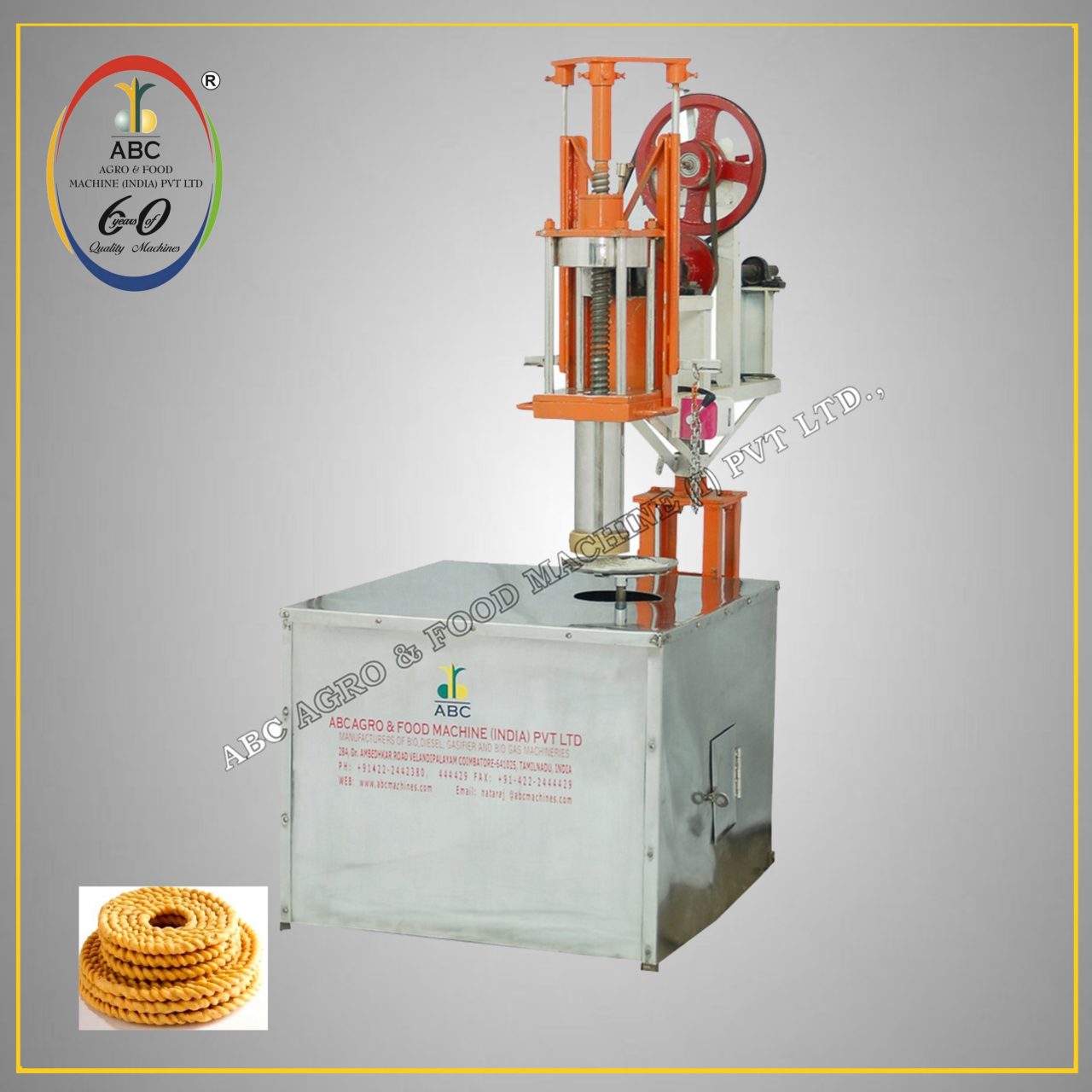 South Indian Type Semi / Fully Automated Murukku Machines | ABC Agro ...